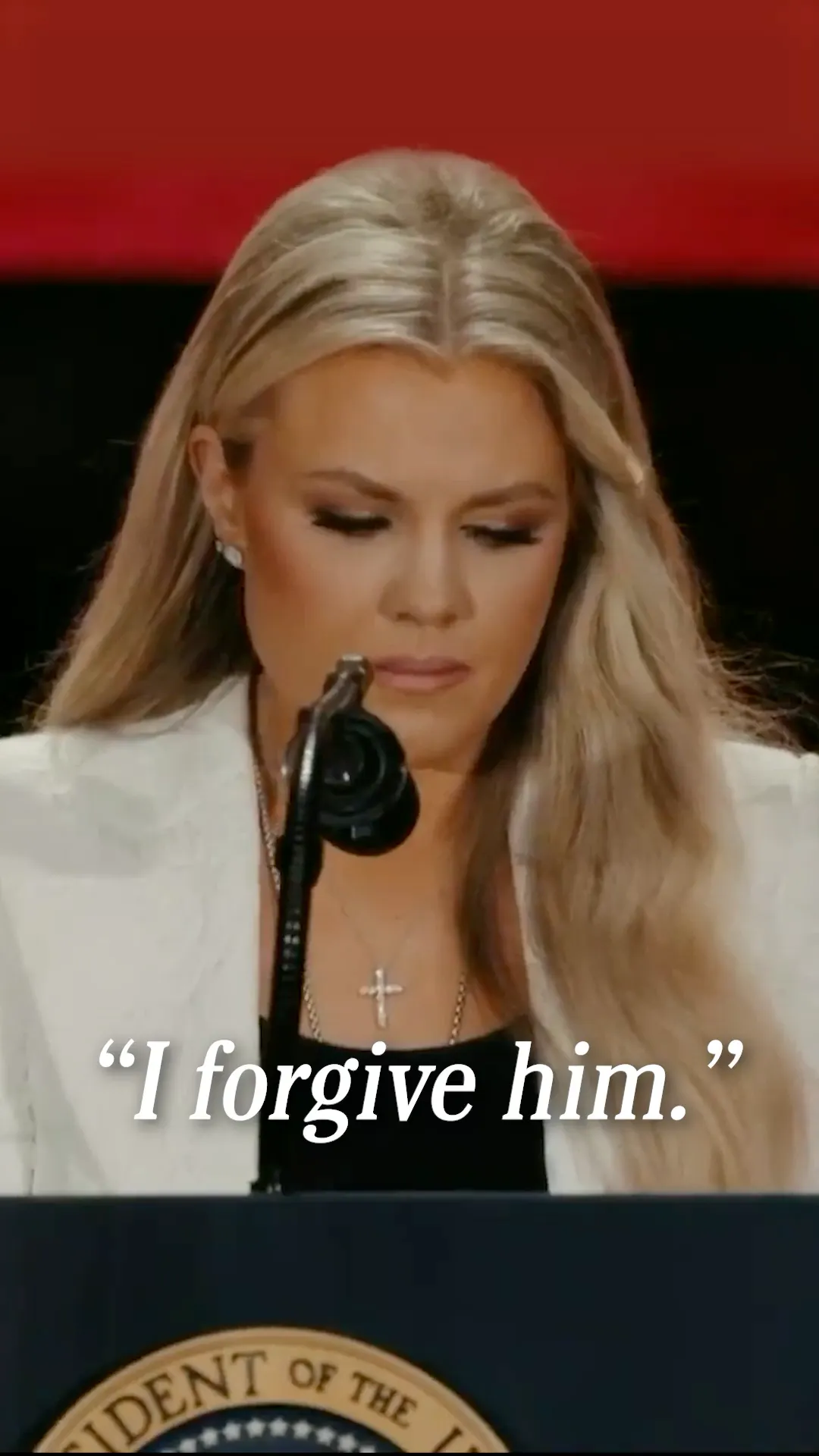 “I forgive him.”