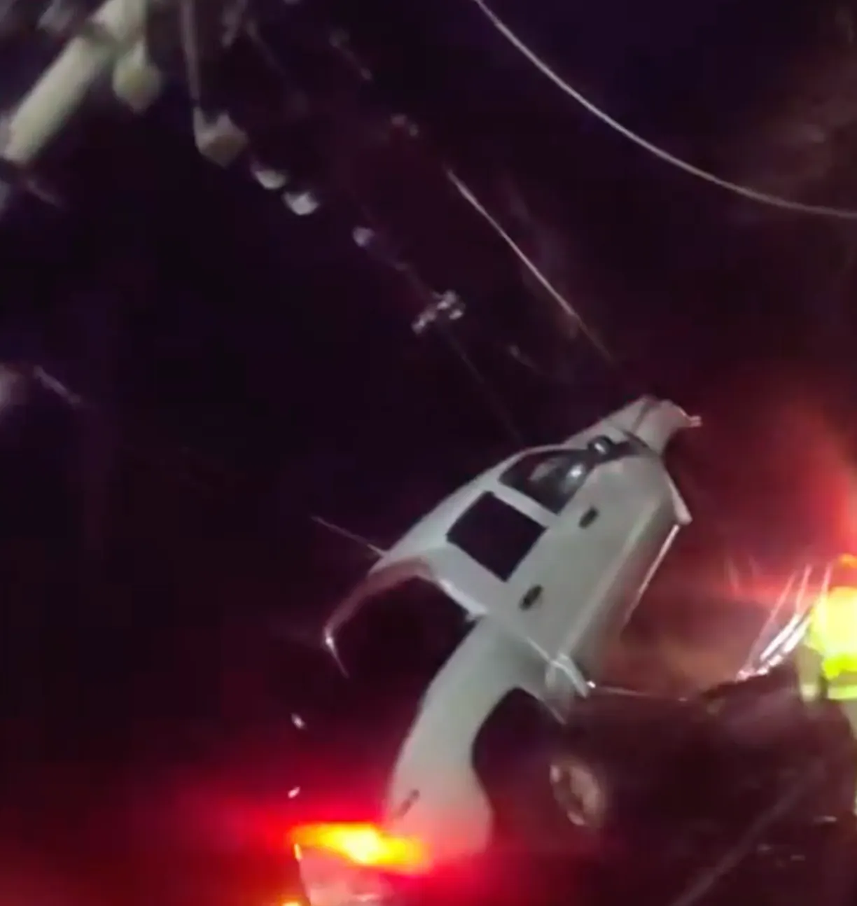 'Worst Nightmare': Driver Ends Up in a Tangle as Bad Weather Brings ...
